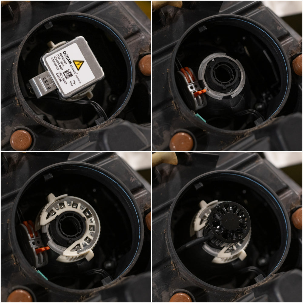 D1/D2/D3/D4 HID to LED Conversion (F1 PLUS Series) 10,000 Lumen Bulb S