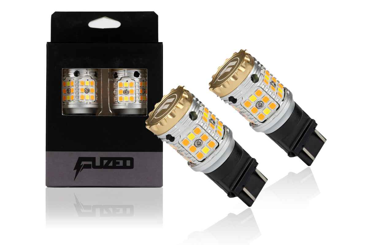 3157 LED Switchback Front Turn Signals | Plug and Play | FUZED LED