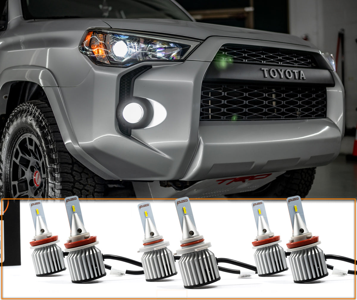 2010-2022 Toyota 4Runner Full LED Headlight Fog Light Kit